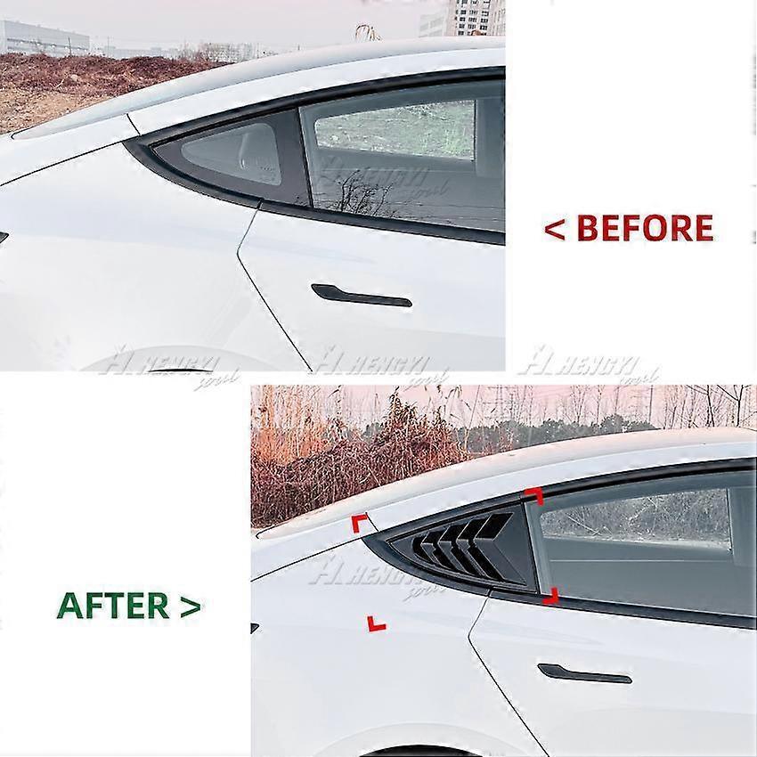For Tesla Model 3 2024+ Facelift Side Window Louver Shutter Cover Trim ...