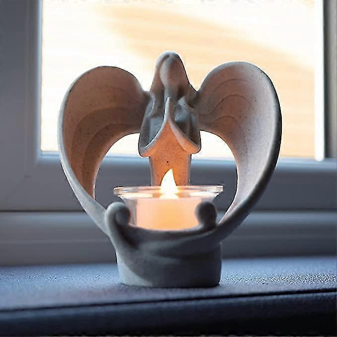Angel Figurines Tealight Candle Holder, Sympathy Gifts For Loss Of ...