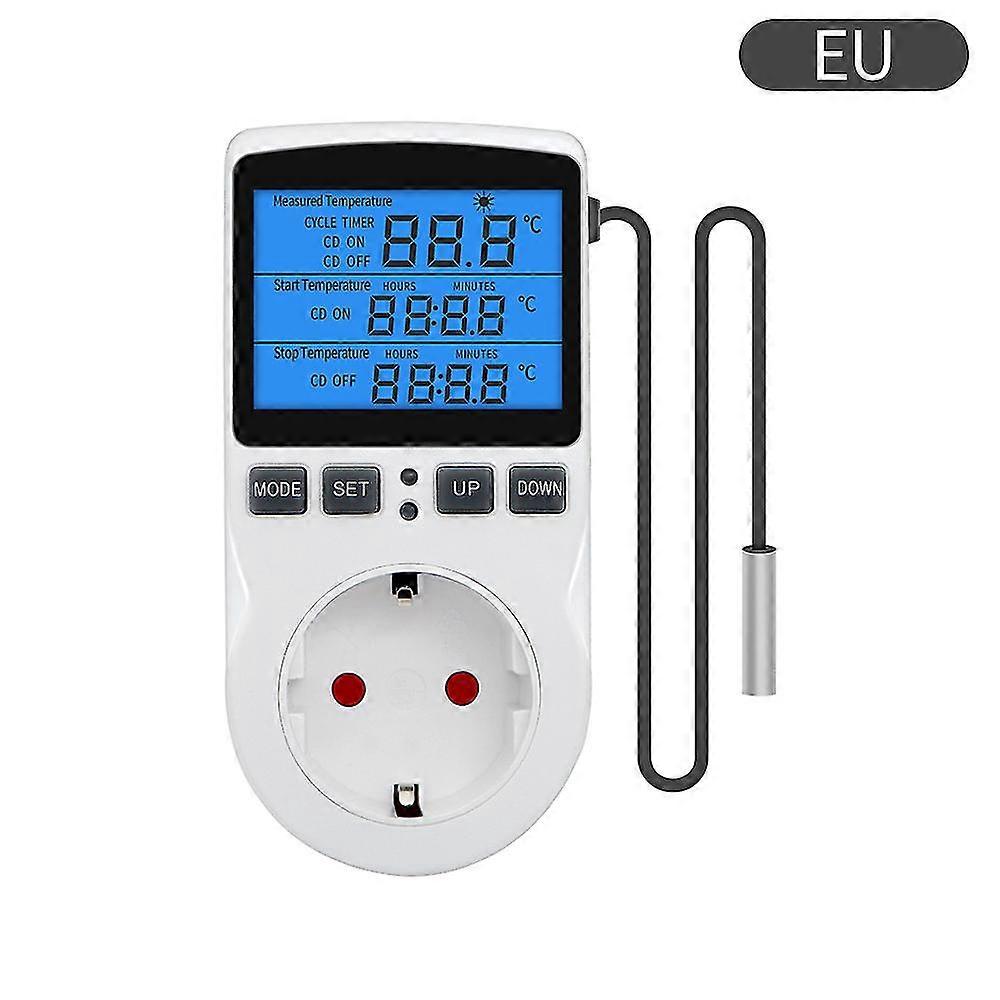 Timer Socket Digital Thermostat 220v Temperature Controller Socket ...