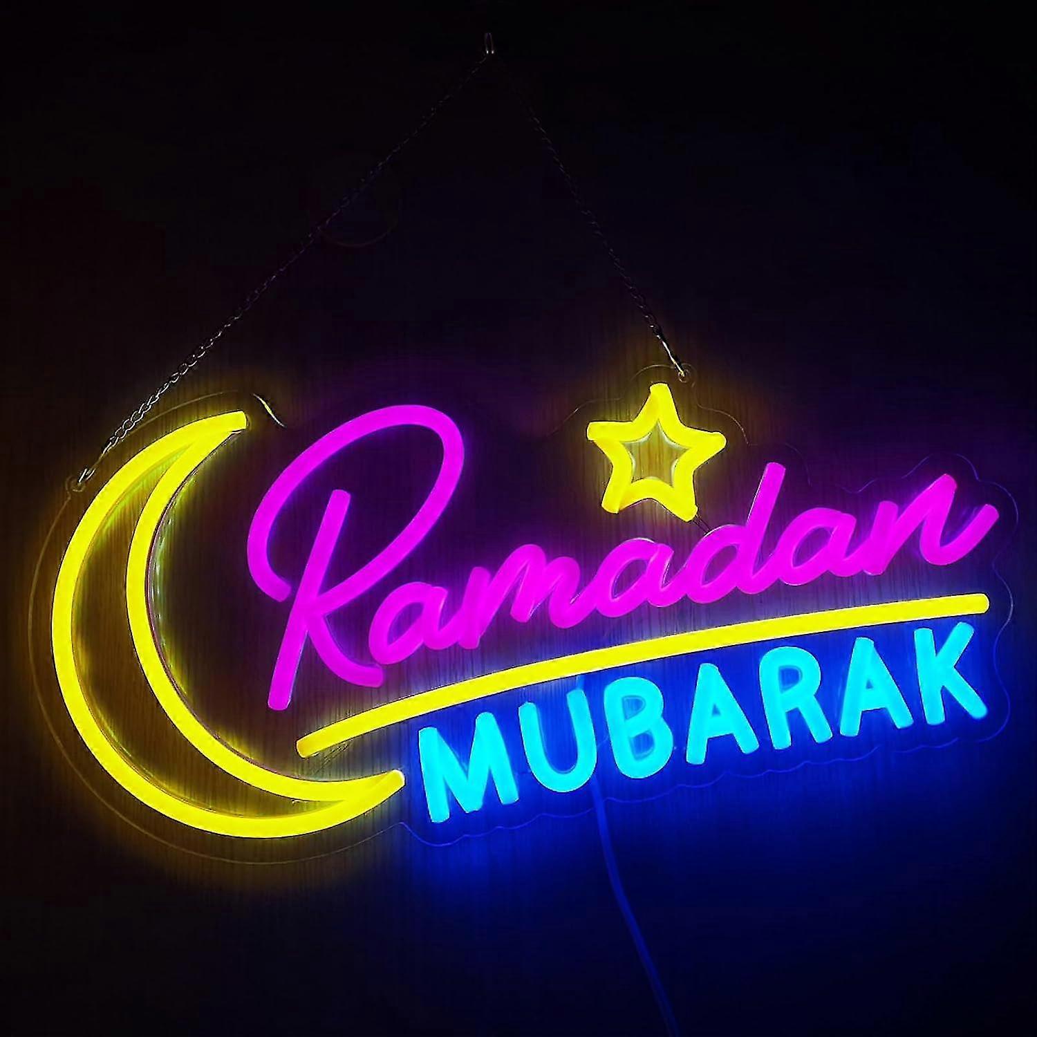 Ramadan Decorations Neon Sign, Ramadan Decoration for Home Ramadan ...