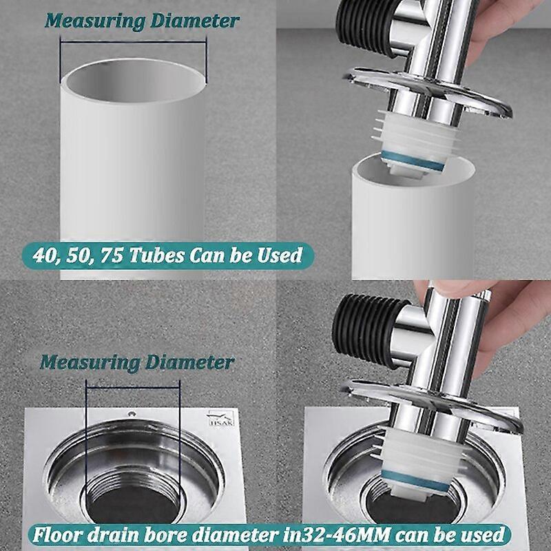 Washing Machine Floor Drain Adapter Anti-overflow Bathroom Pipe Sewer ...