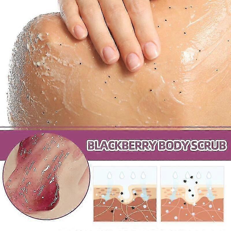 Bath Scrub Body Exfoliating Gel Deep Cleansing Exfoliating Blackberry ...