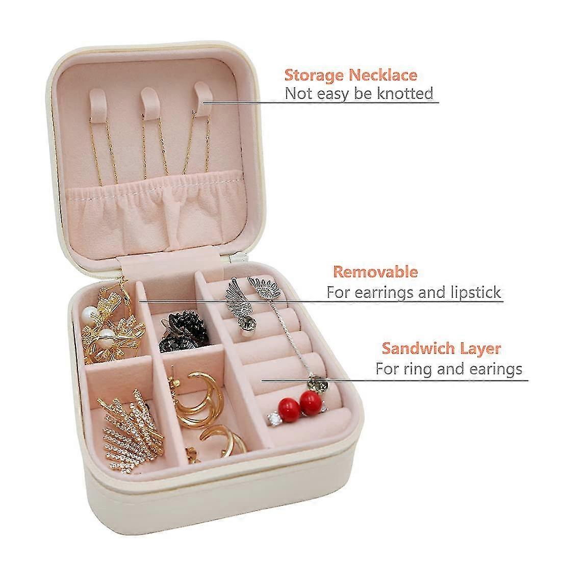 Mini Jewelry Travel Case,small Travel Jewelry Organizer, Portable ...