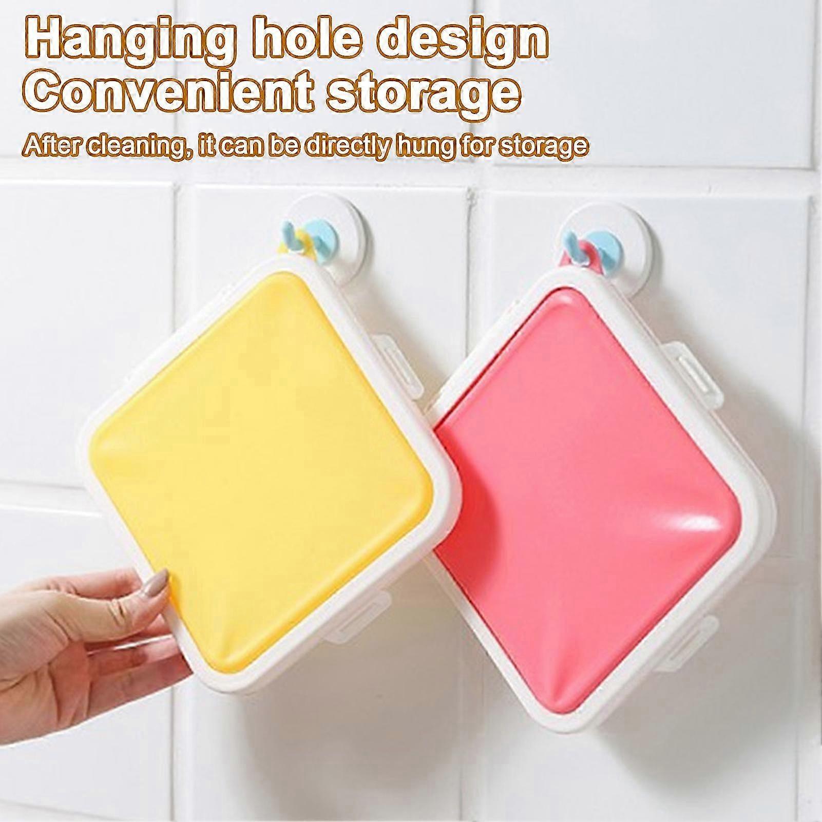 Lunch box, Square - shaped, with a Bright Yellow Surface and White ...