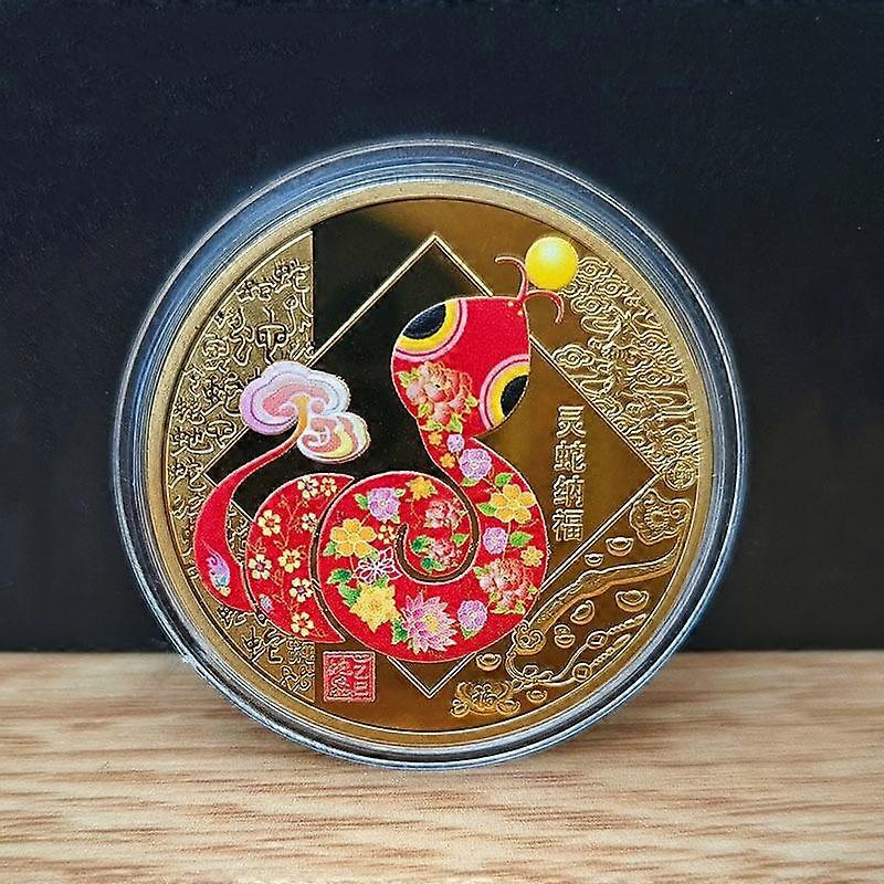2025 New Year Of The Snake Commemorative Coins Chinese Zodiac Medals 3D ...