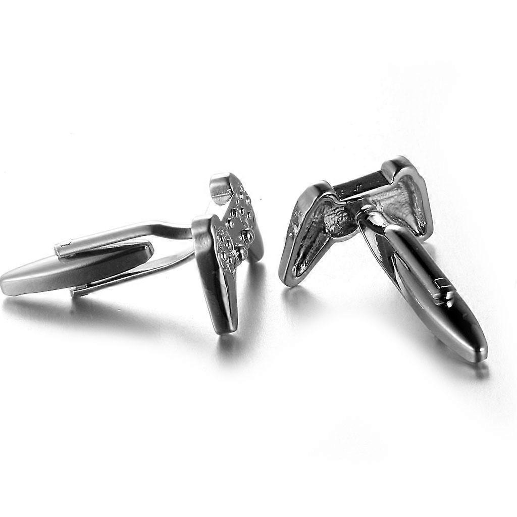 A Couple Of Interesting Metal Gamepad Cufflinks For Men's Silver ...