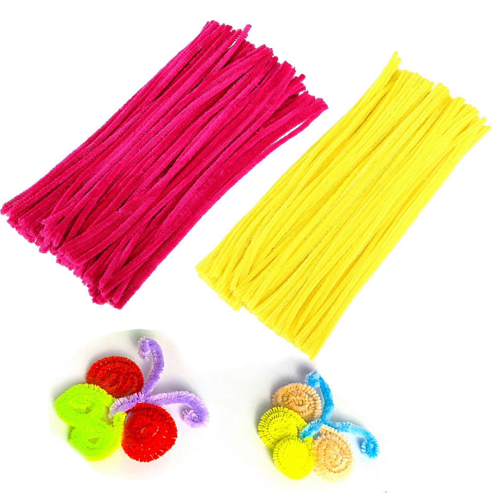Colorful Chenille Stem Pipe Twisted Rod Toy Production Manual Handmade ...