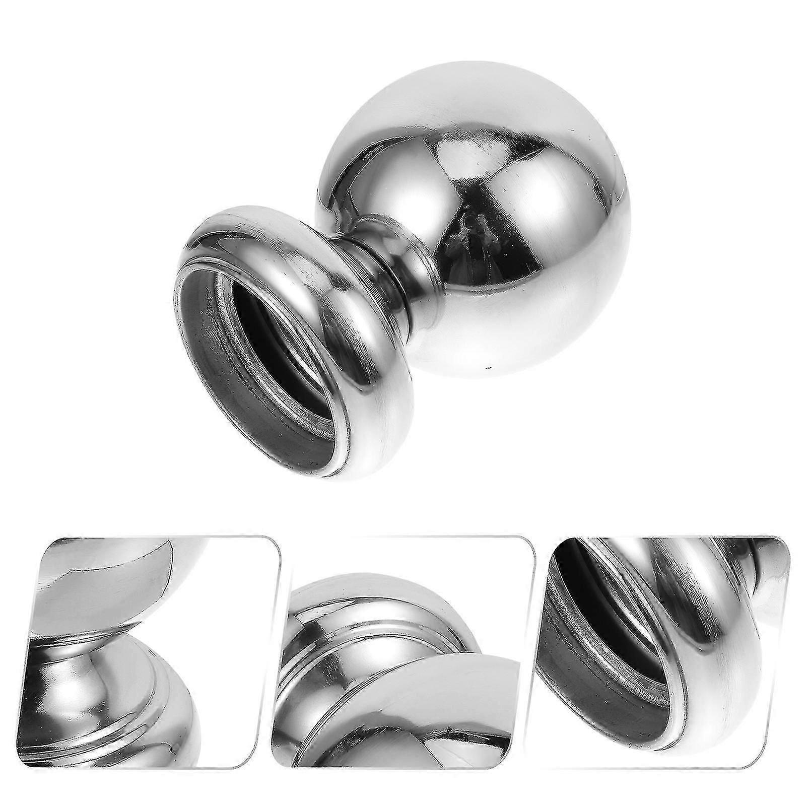Stainless Steel Handrail Finial Ball, Stair Railing End Cap for ...
