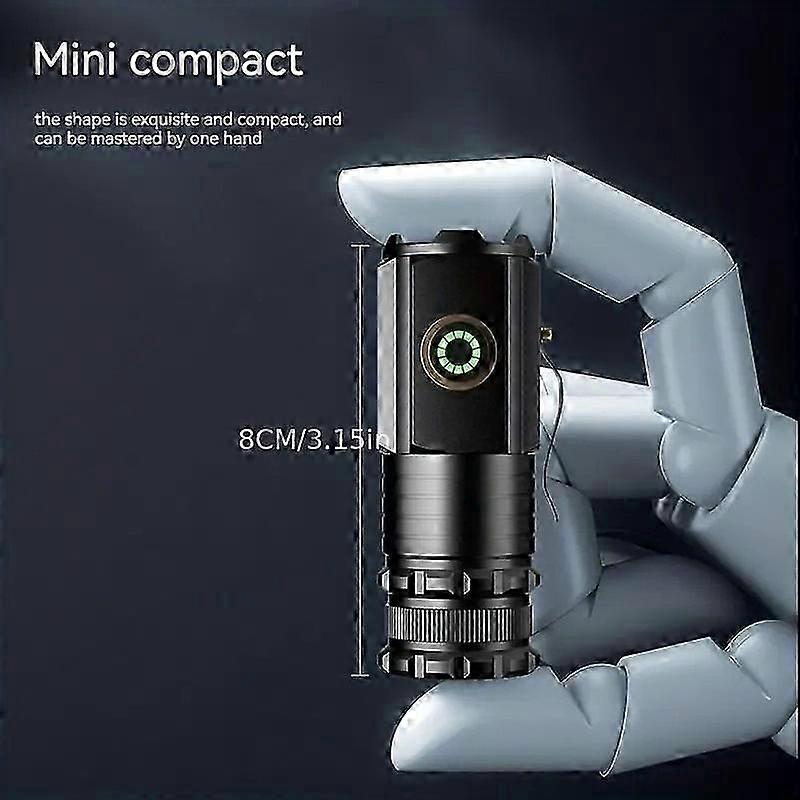 The World's Strongest Tactical Flashlight, Powerful Mini Light | Fruugo UK