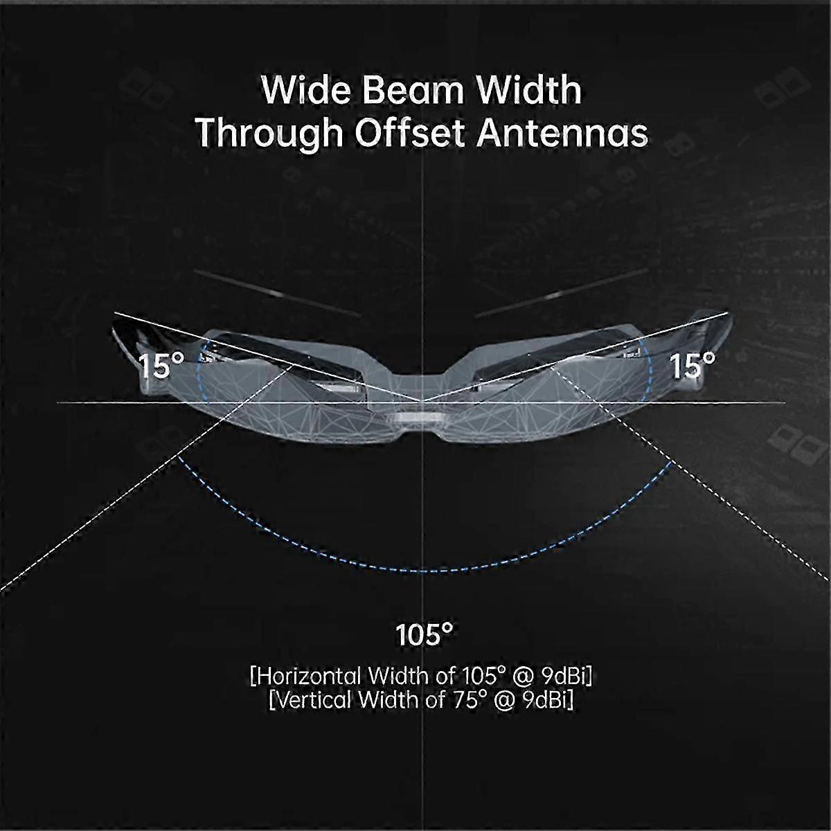 Crystal HD Patch 5.8GHz Directional Antenna Protective Shell Without ...