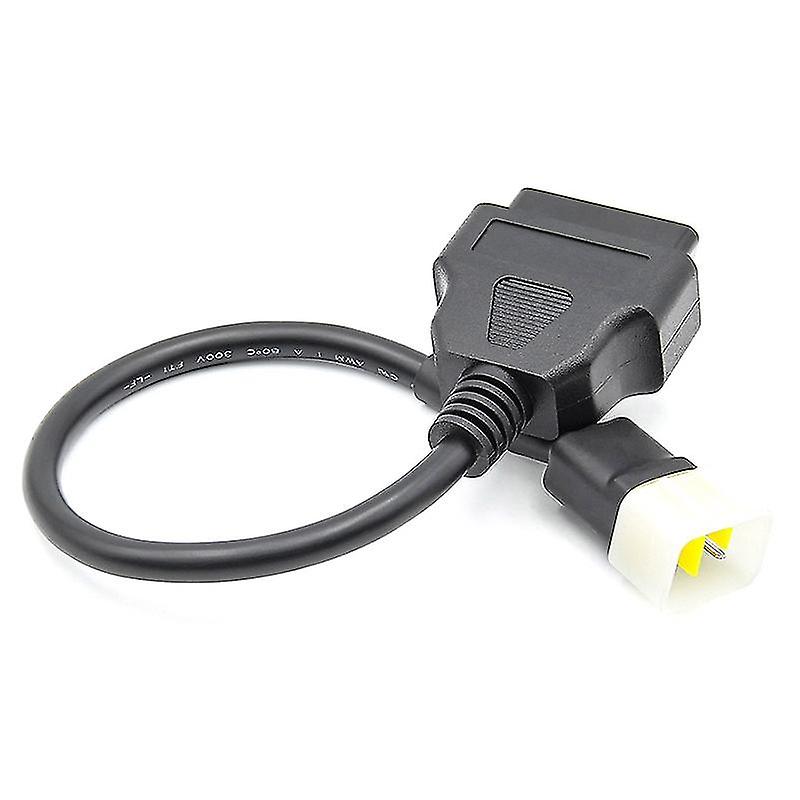 6 Pin To Obd 16 Pin Adaptor Cable Motorcycle Fault Detection Connector ...