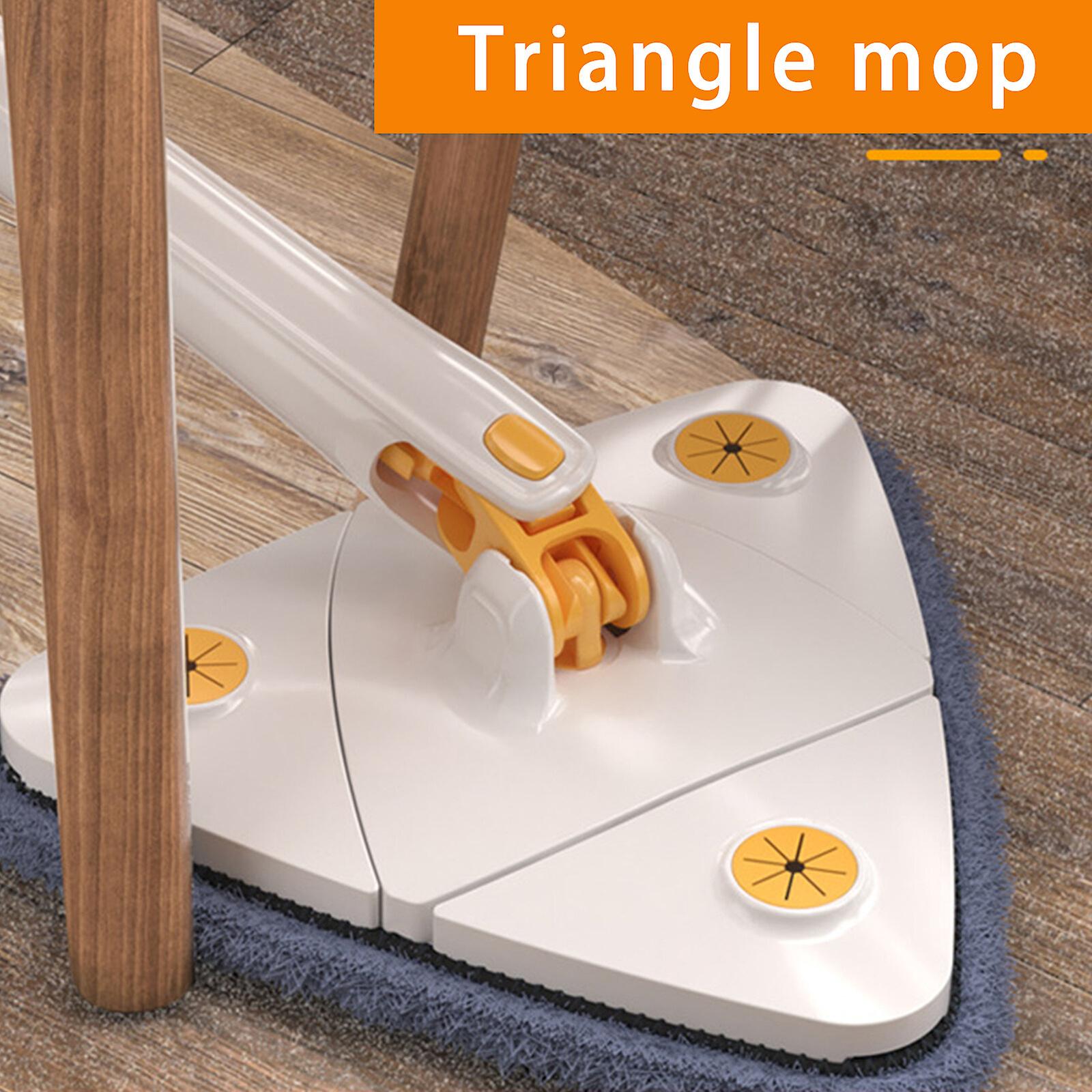 Triangular Mop With Twistable Head Replacement, Multi-purpose Household ...