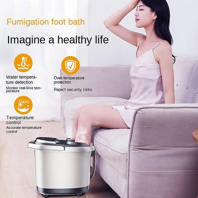 Foot Soaking Bucket Electric Massage Thermostatic Heating Automatic ...