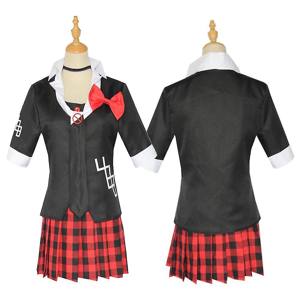 Danganronpa Junko Enoshima Cosplay Party Costume Set School Uniform ...