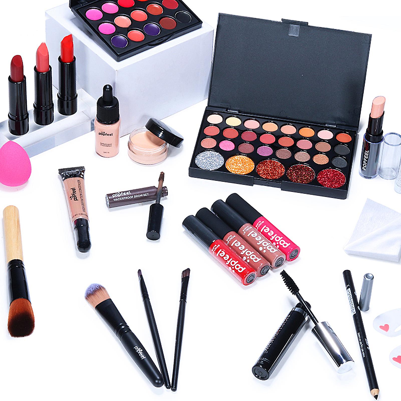 Realove 30Pcs/Set Makeup Kit Professional Universal Full Set Cosmetic ...