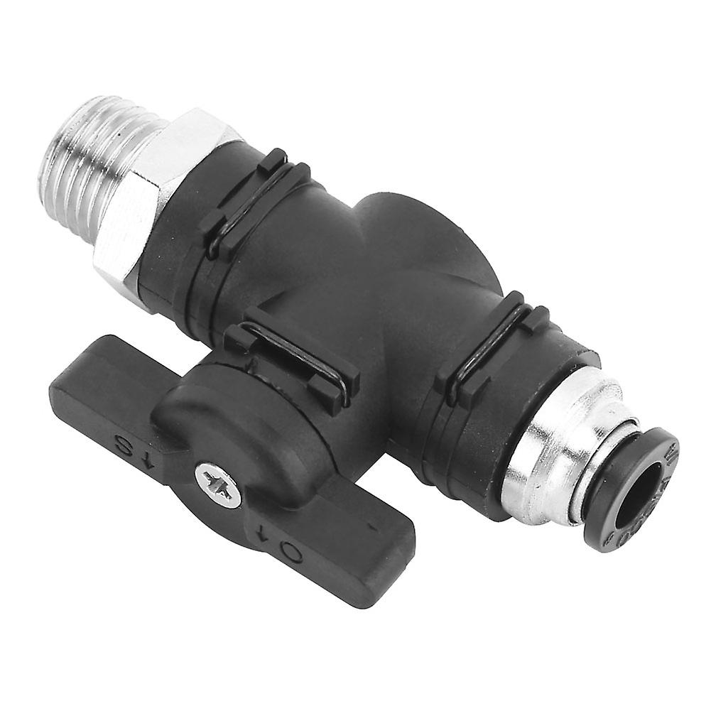 OD Ball Valve, 6mm Tube OD BSPP Male Thread Pneumatic Hand Valve Quick ...
