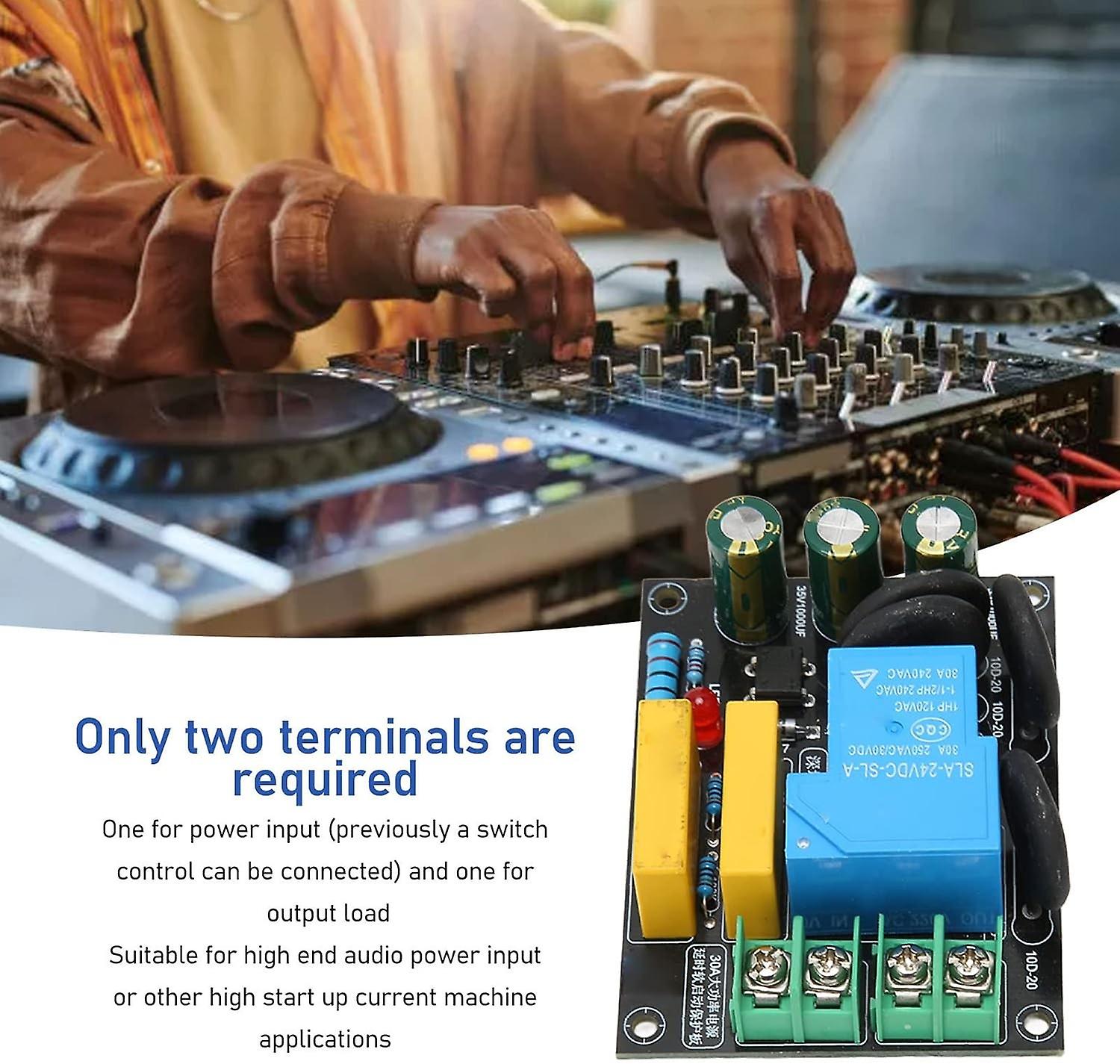 Soft Start Protection Module, 30A 6600W Power AC 100V-250V Start ...