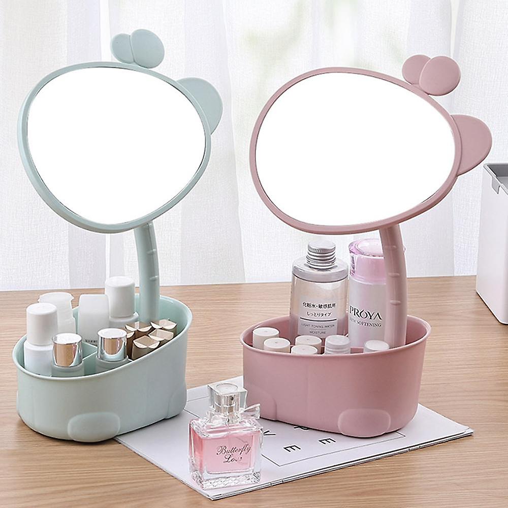 Makeup mirror cosmetic storage box protable creative beauty box ...
