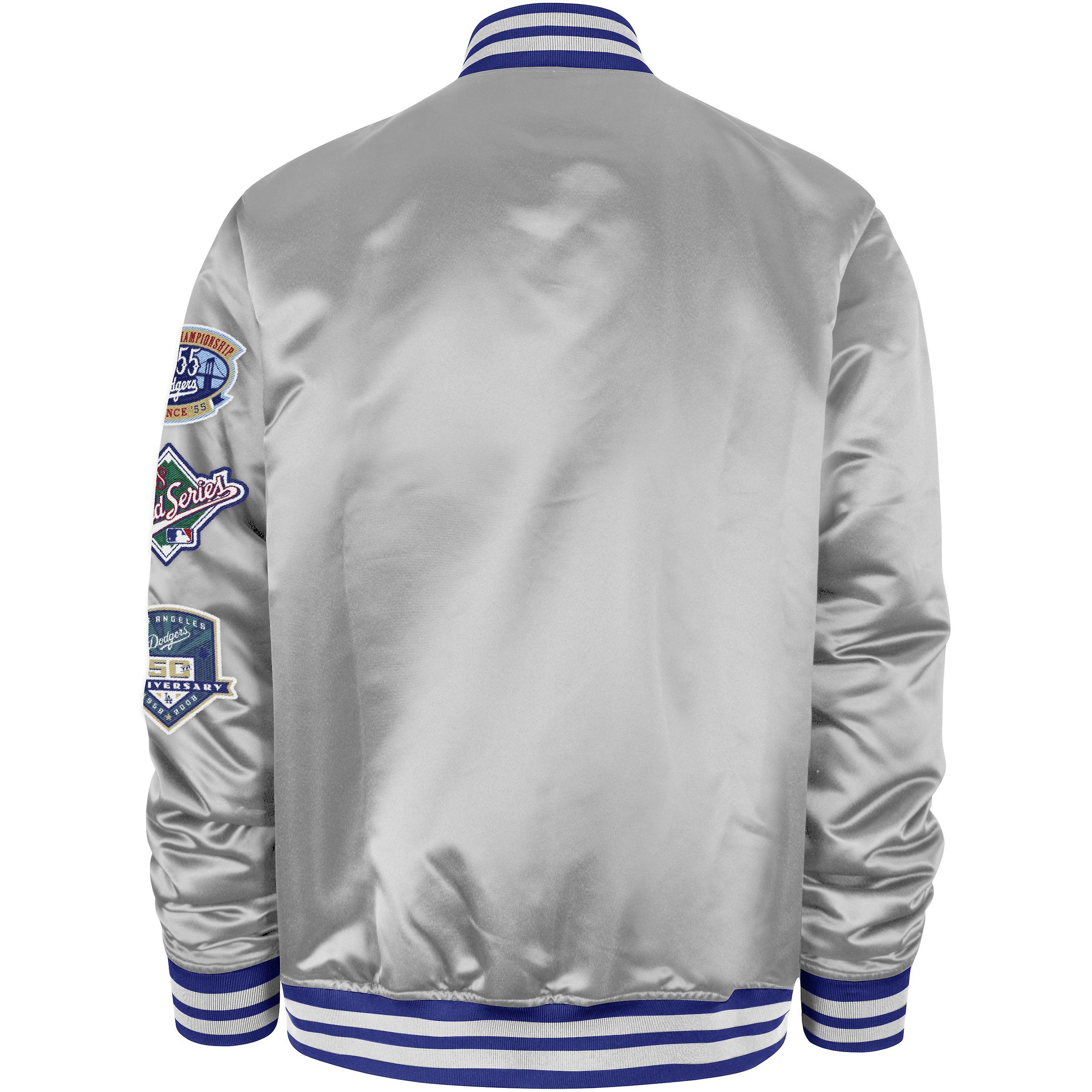 47 Brand College Bomber Jacket PATCHES Los Angeles Dodgers | Fruugo UK