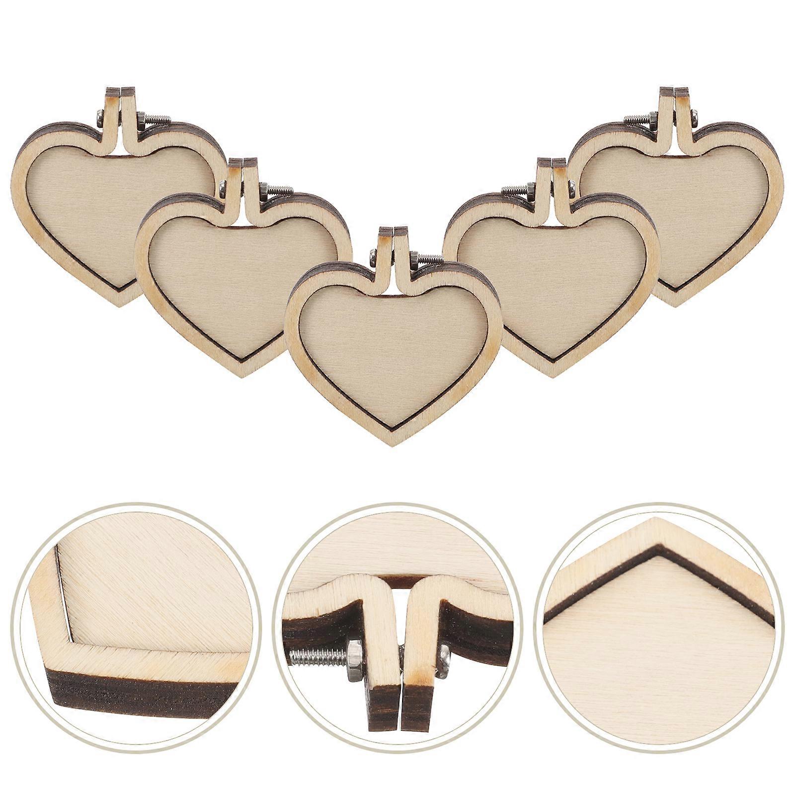 10pcs Miniature Embroidery Hoops Cross Stitch Frames DIY Mini ...