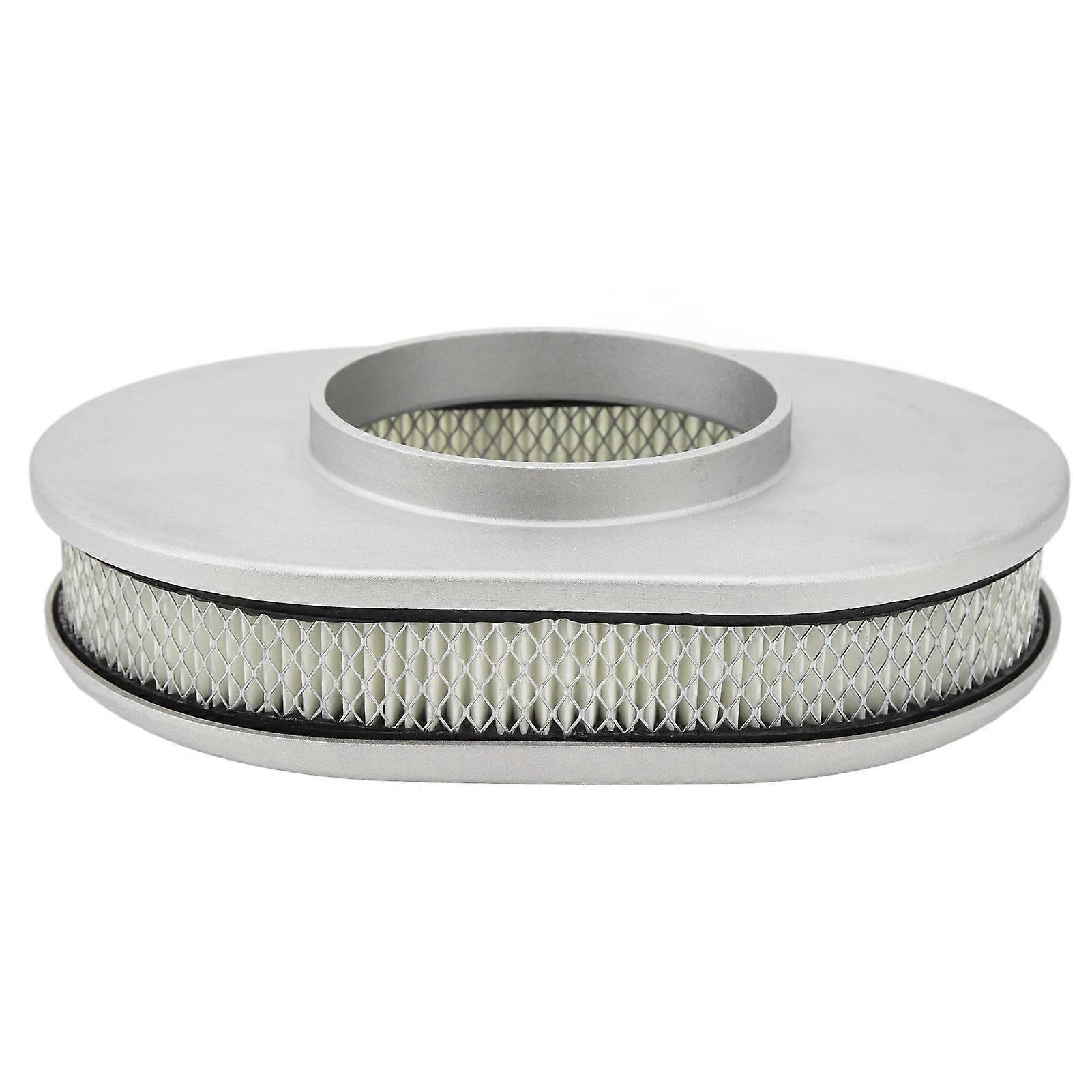 Oval Air Cleaner Aluminium Alloy 12in Half Finned Air Filter Assembly ...