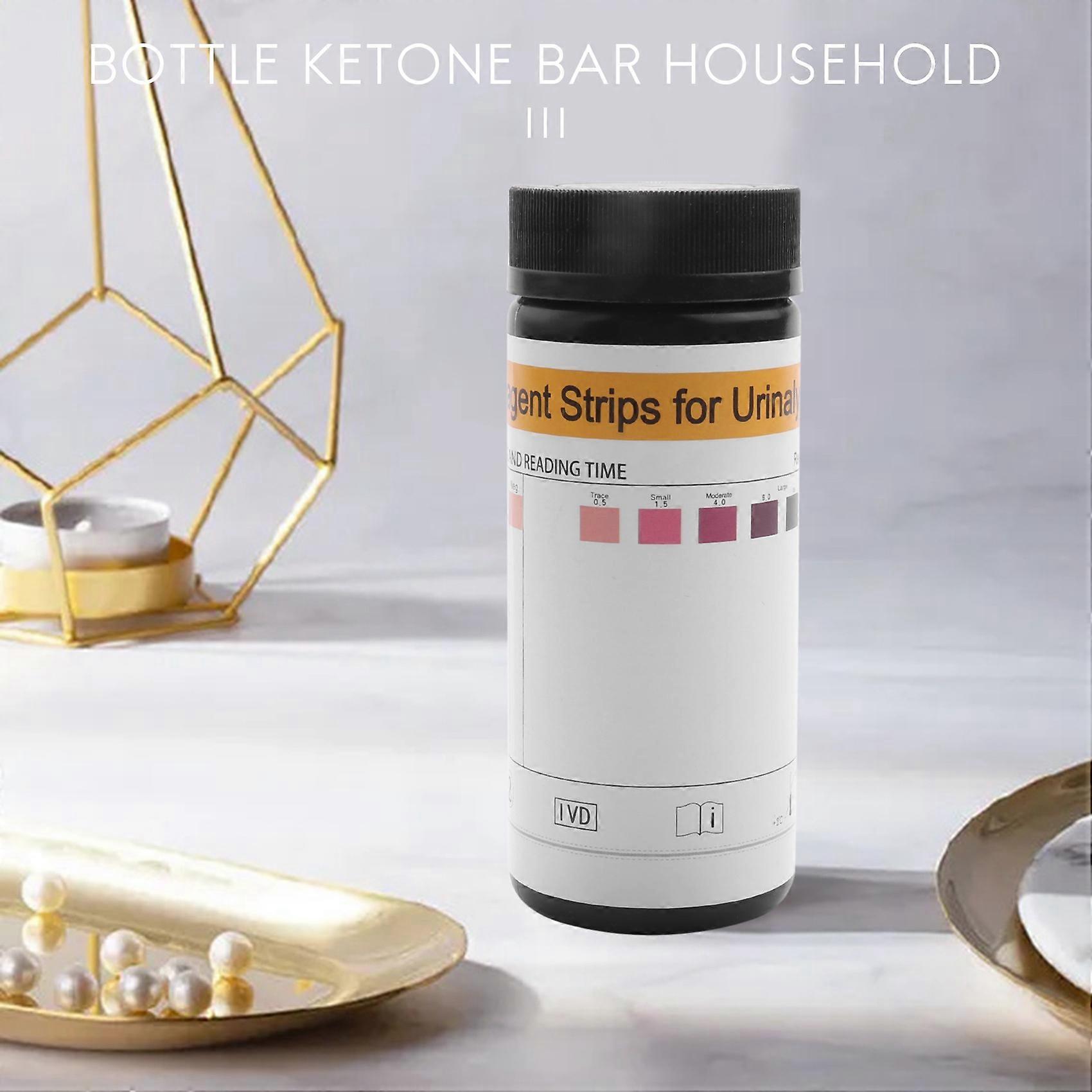 100Pcs/Bottle Ketone Strips Home Ketosis Urine Weight Lose Analysis ...