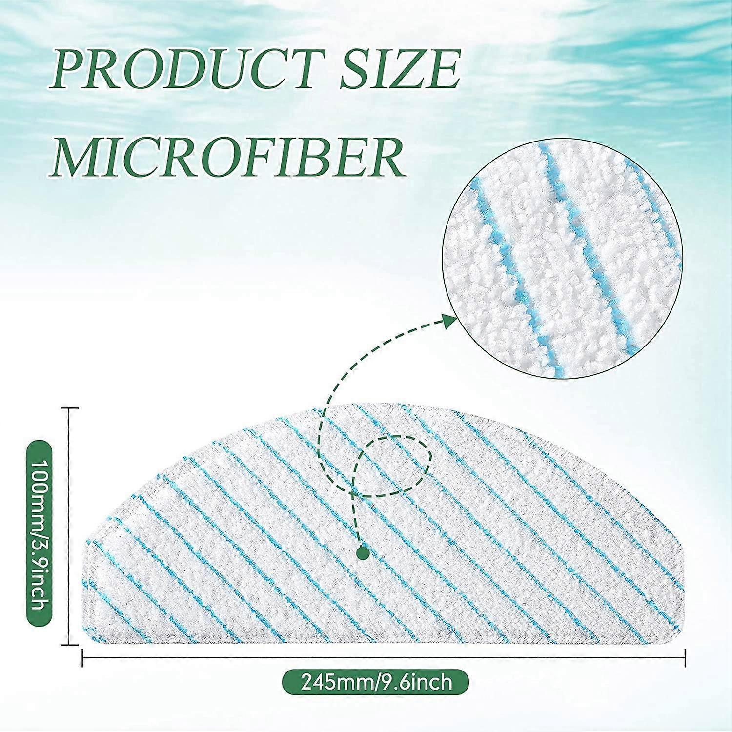 100 Pcs Disposable Mop Pads Replacement Mop Cloths Pads for T9 T9+ T8 ...