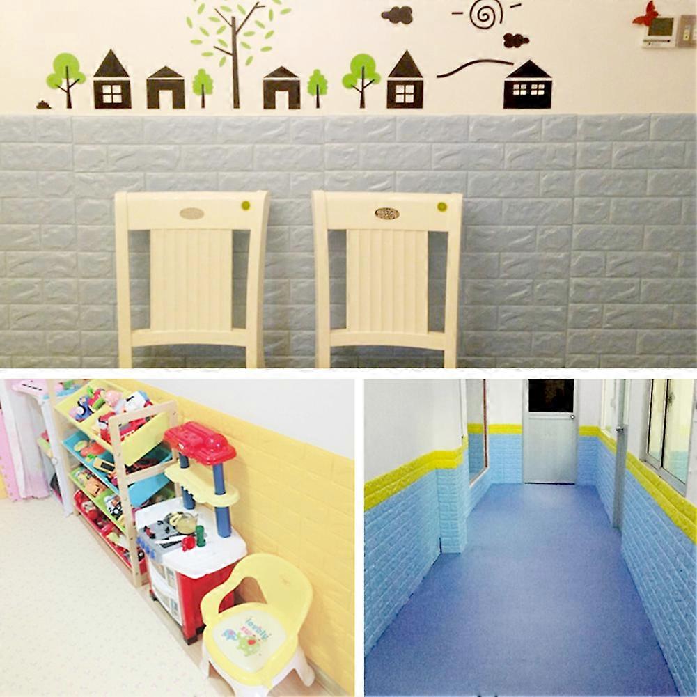 Self-Adhesive Wall Panel Stone Effect Brick Pattern 3D Foam Waterproof ...