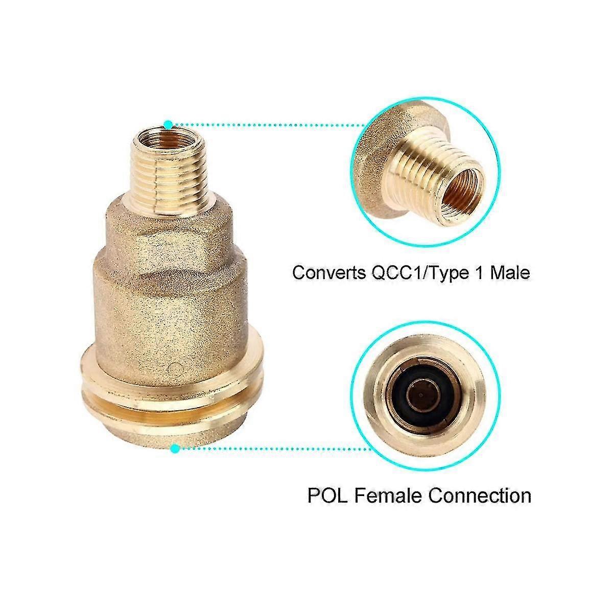 Qcc1 Adapter Gas Regulator Valve Fitting 5042 Qcc1 Nut Gas Fitting Hose ...