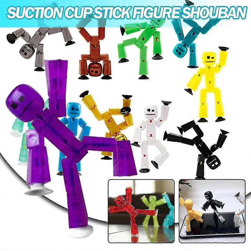 Villains & Guardians - Stikbot Stop Motion Action Toy with Suction Cup ...