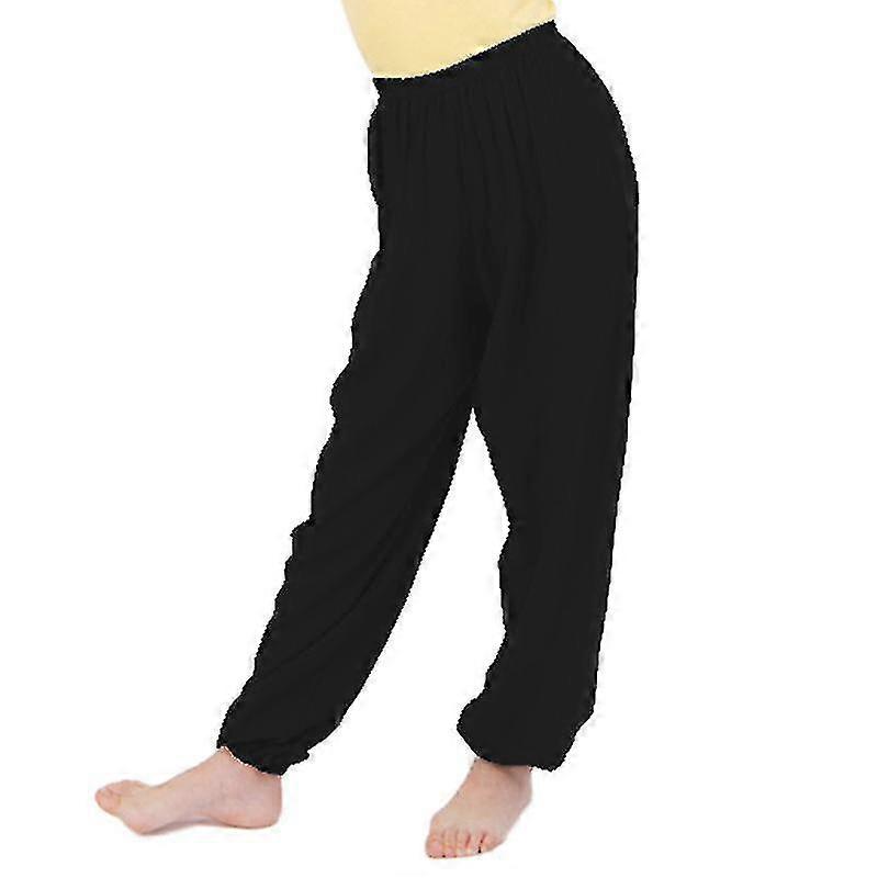 Kids Plain Loose Long Pants Yoga Dancing Bloomers Aladdin Trousers ...