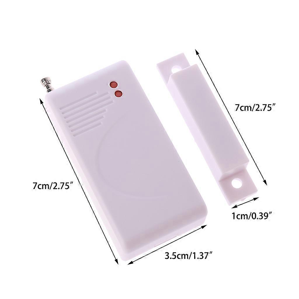 433MHz Wireless Door Window Magnet Sensor Detector For 99 Zones Alarm ...