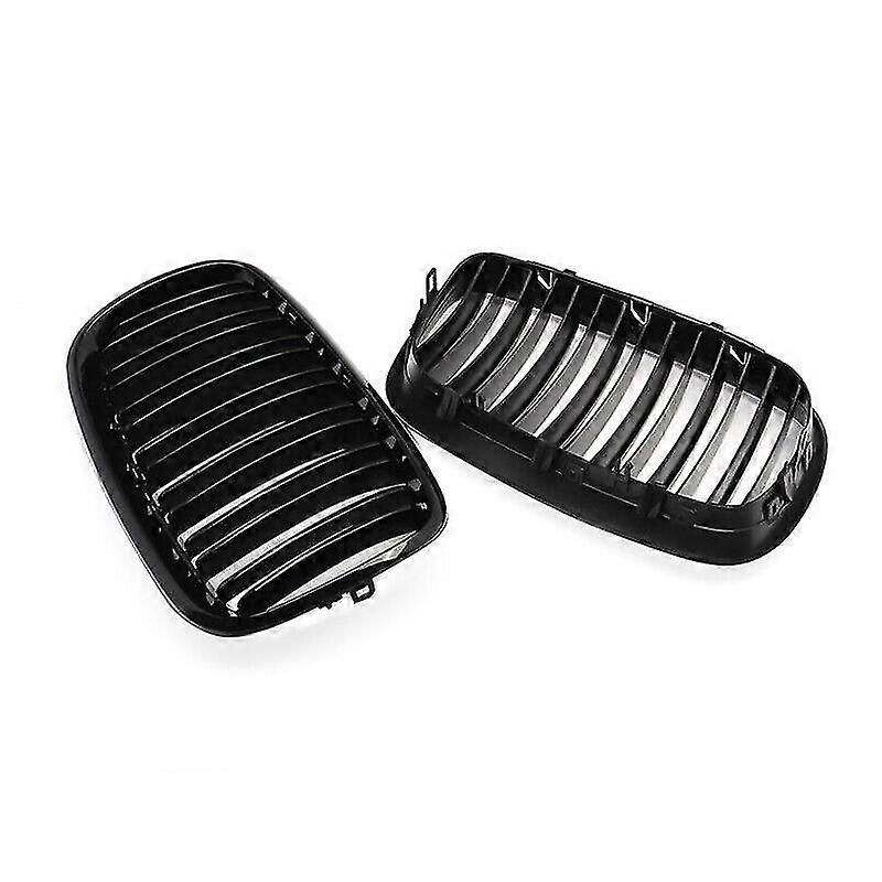 Pair Double Slat Front Bumper Grill For Bmw X5 X6 E70 E71 X5m X6m 2007 ...