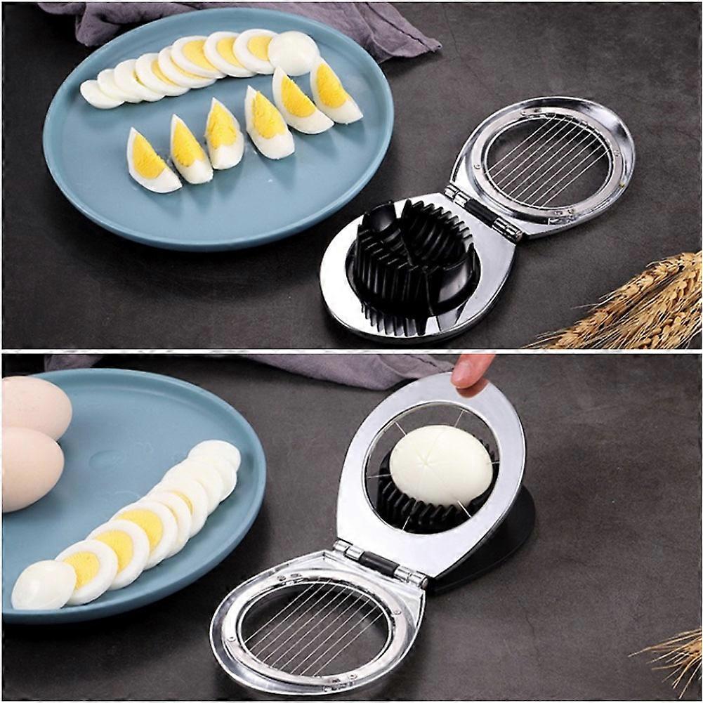 Multifunctional Egg Cutter Section Cutting Splitter Stainless Steel ...