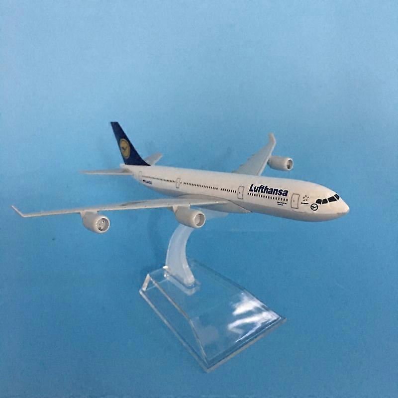 JASON TUTU 16cm Lufthansa Airbus A340 Plane Model Airplane Model Airbus ...