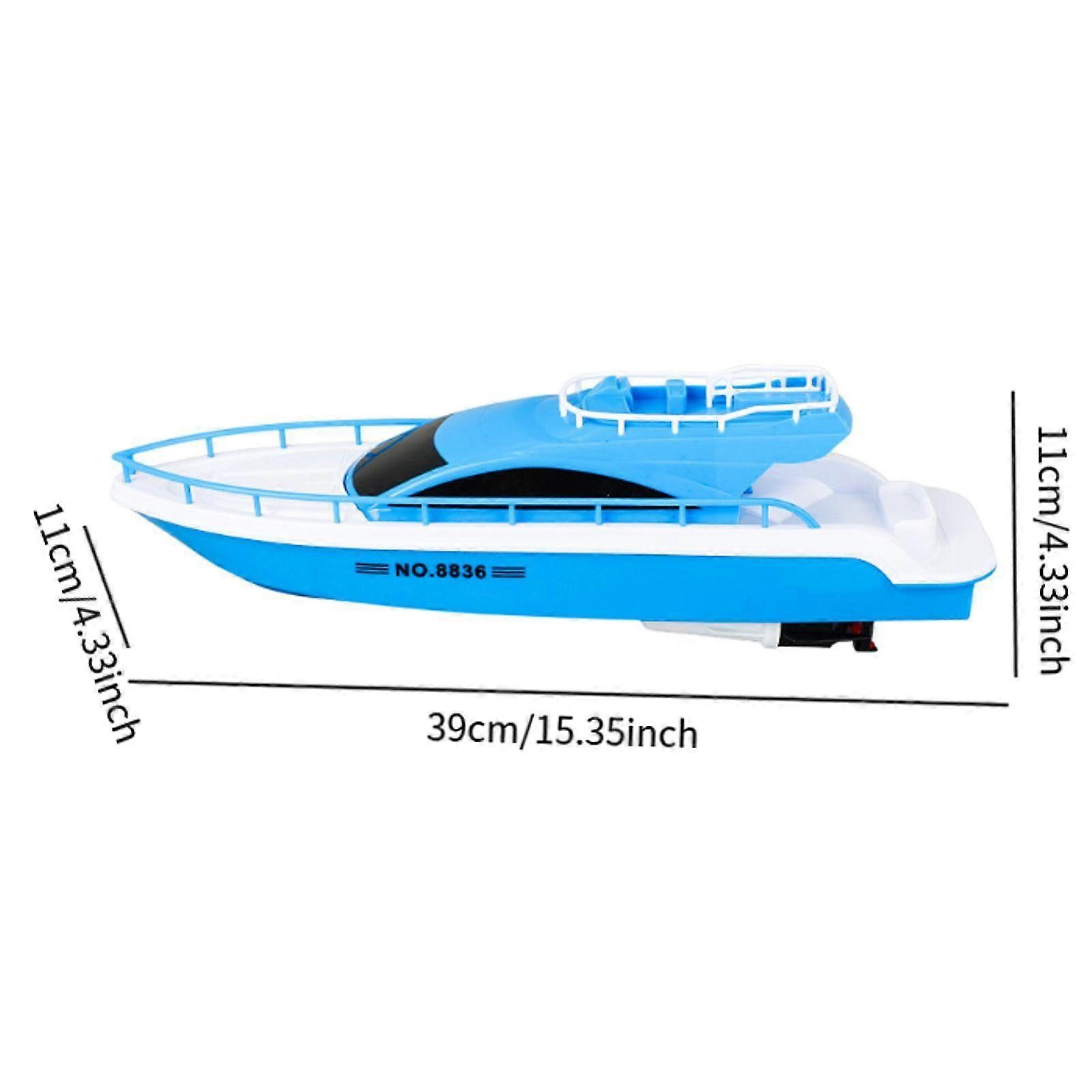 Electric Speedboat Toy for Kids Funny Yacht Pool Toy for Boys Girls ...