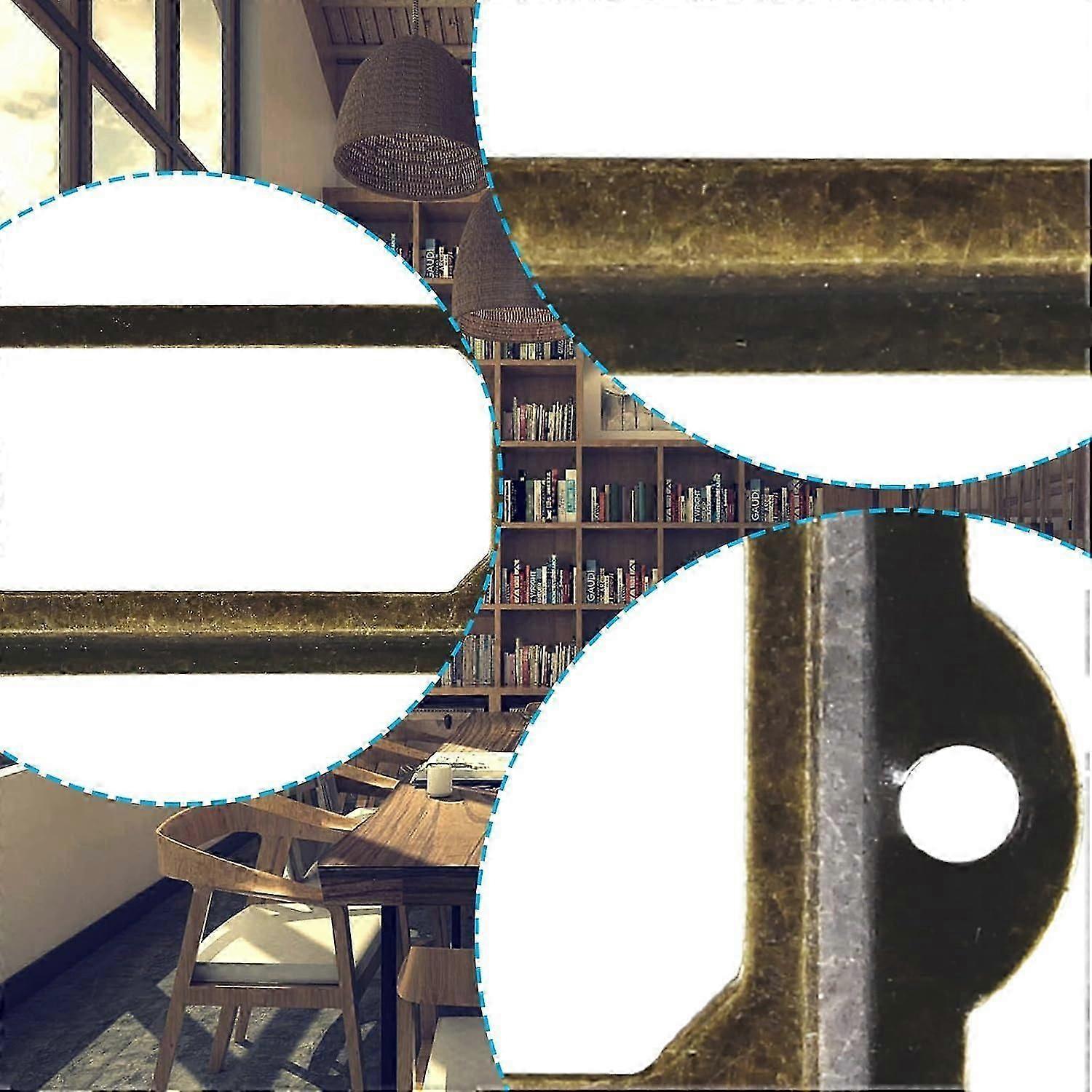 30pcs Retro Bronze Metal Library Tags, File Drawer Label Frames Holder ...