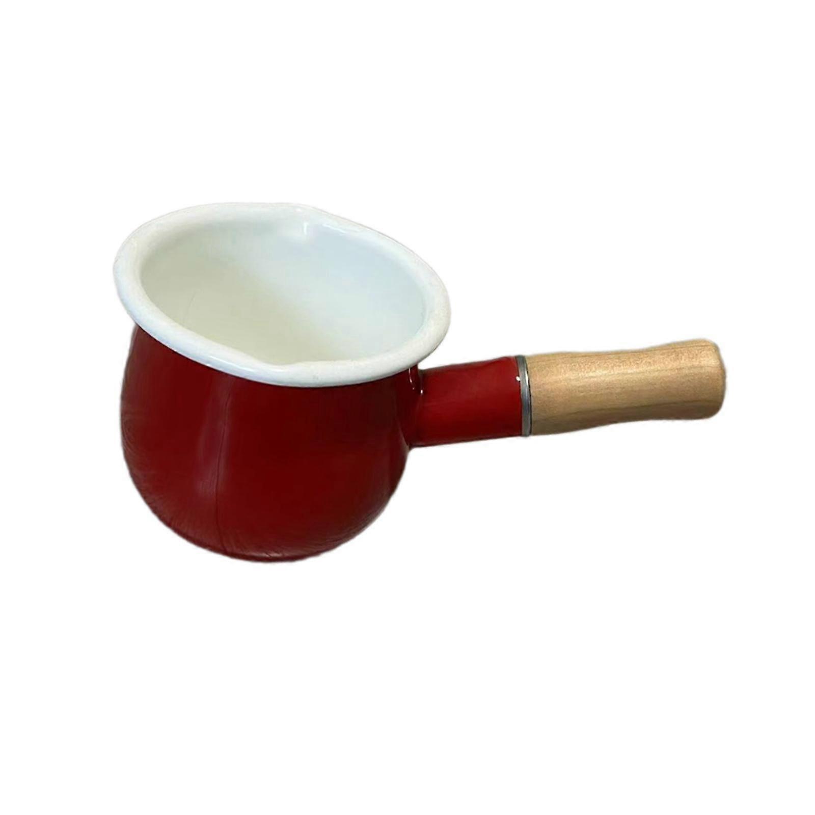 17oz Mini Sauce Pan, Small Saucepan with Wooden Handle, Nonstick Sauce ...