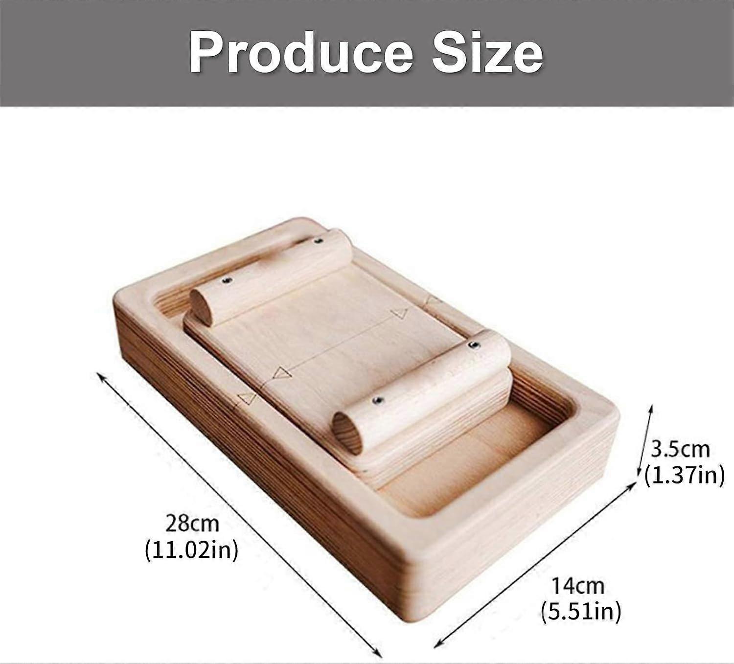 Finger strength trainer, wood, grip strengthener, squeeze block ...