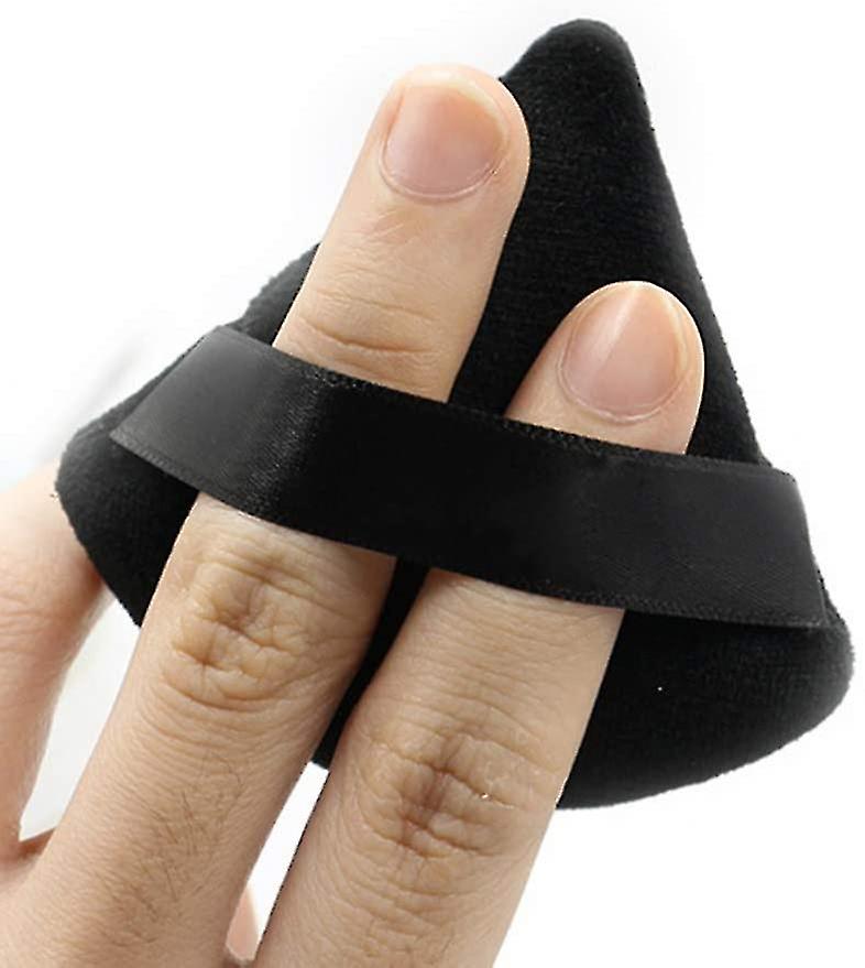 6 Pieces Cotton Powder Puff Triangle Wedge Shape For Contouring Under ...