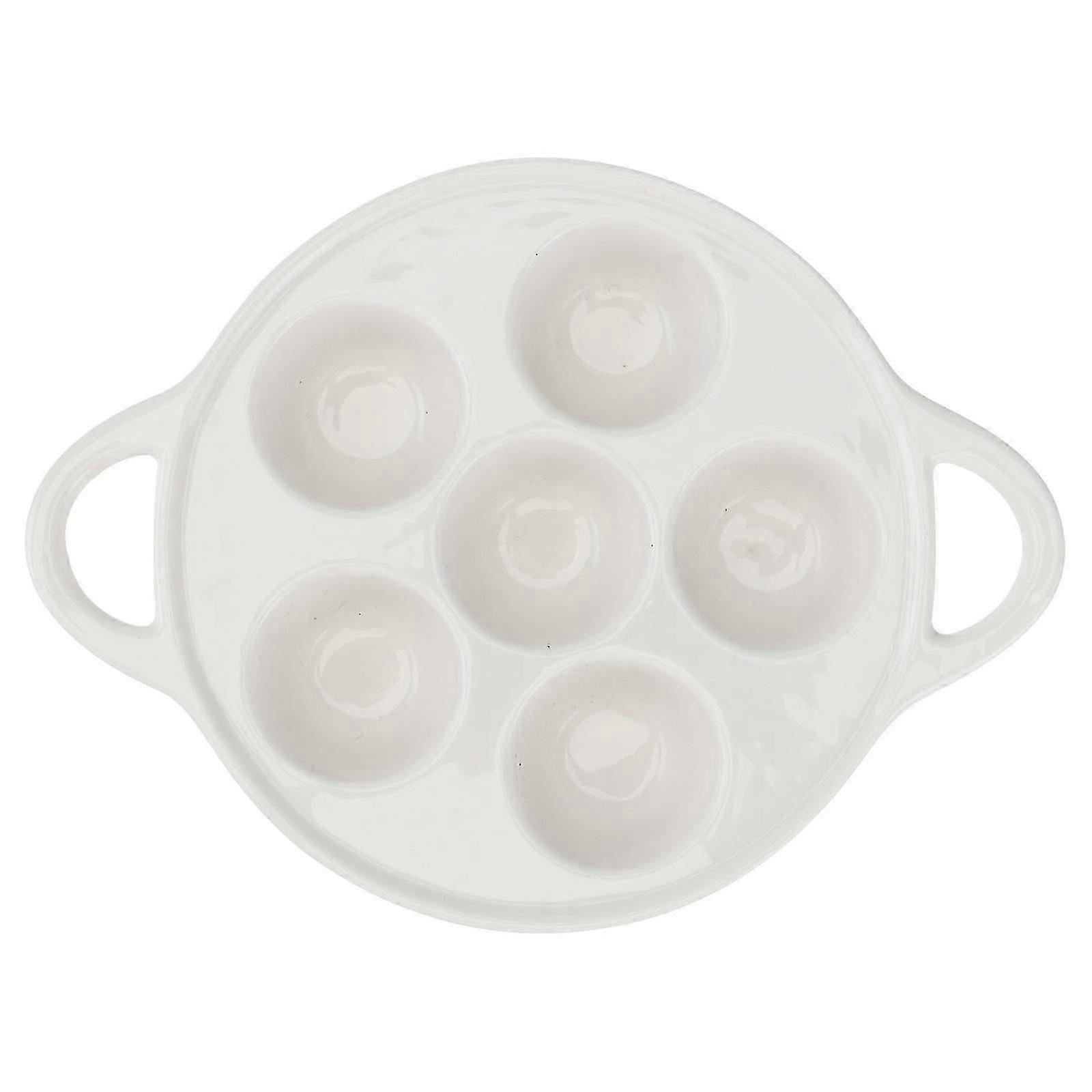 1pc Escargot Plate Ceramic Snail Plate Conch Baking Tray Kitchen Gadget ...