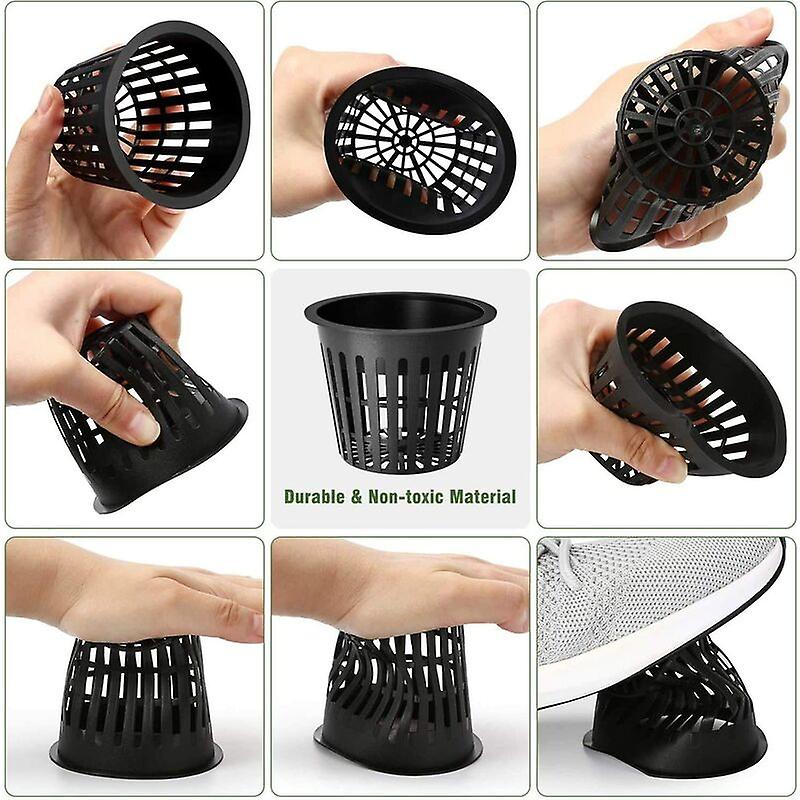 Plastic Hydroponic Baskets Reusable Hydroponic Planting Pot Aquatic ...