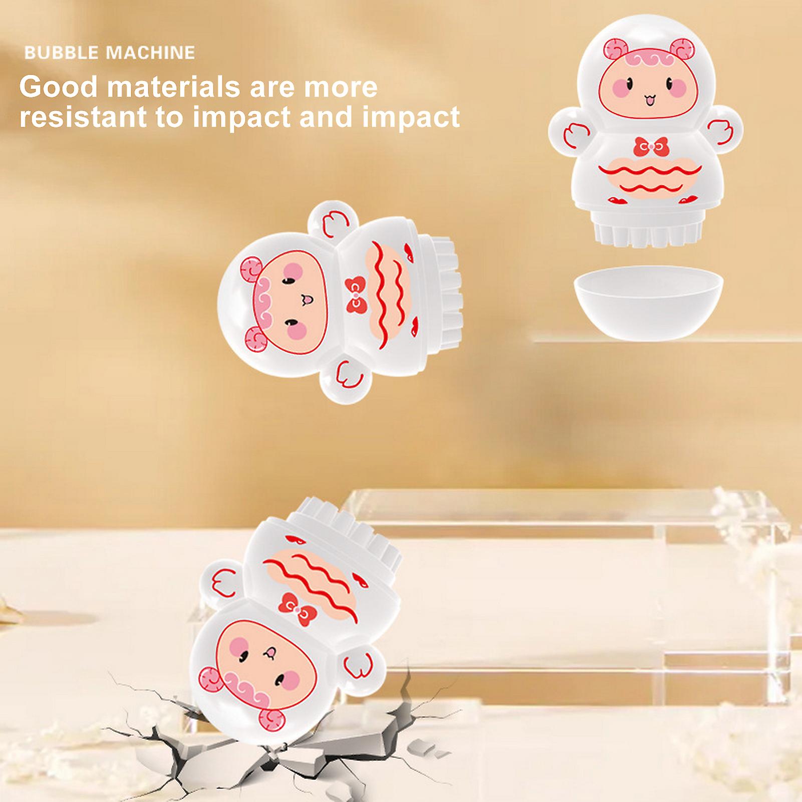 Animal Tumbler Bubble Maker Machine Kids Cartoon Snowman Panda ...