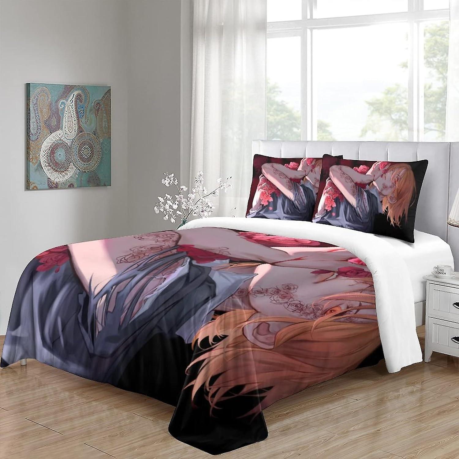 Jujutsu Kaisen Duvet Cover Set Luxe 3D Printed Bedding Anime Gojo ...