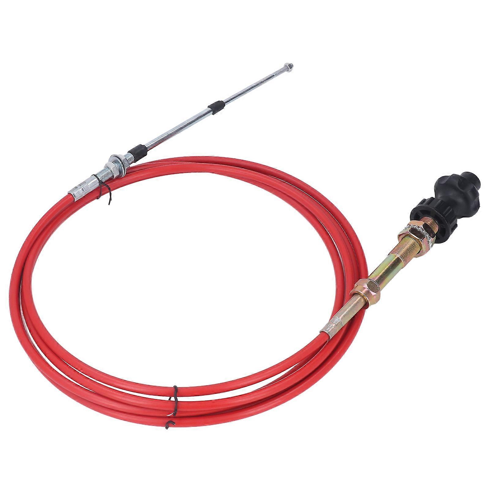 Manual Throttle Motor Control Cable PU Sheath Stainless Steel Low Fuel ...