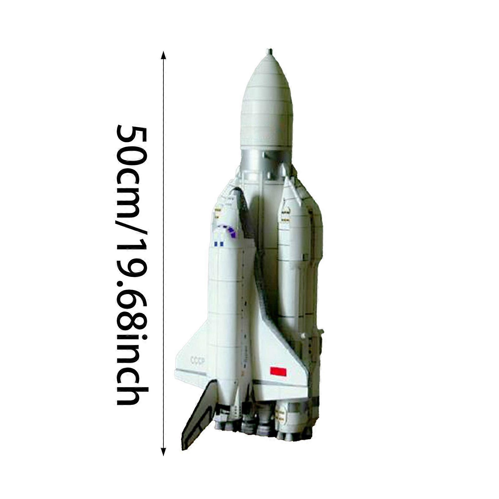 1:96 Scale Rocket Model Kit DIY Model Rocket Spacecraft Model for Kids ...