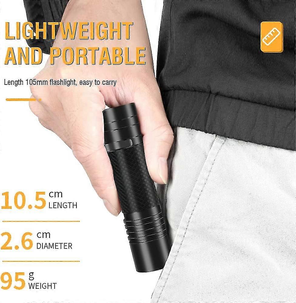 Super Powerful Torch, Mini Led Torch Type-c Rechargeable 800 Lumens, 5 ...