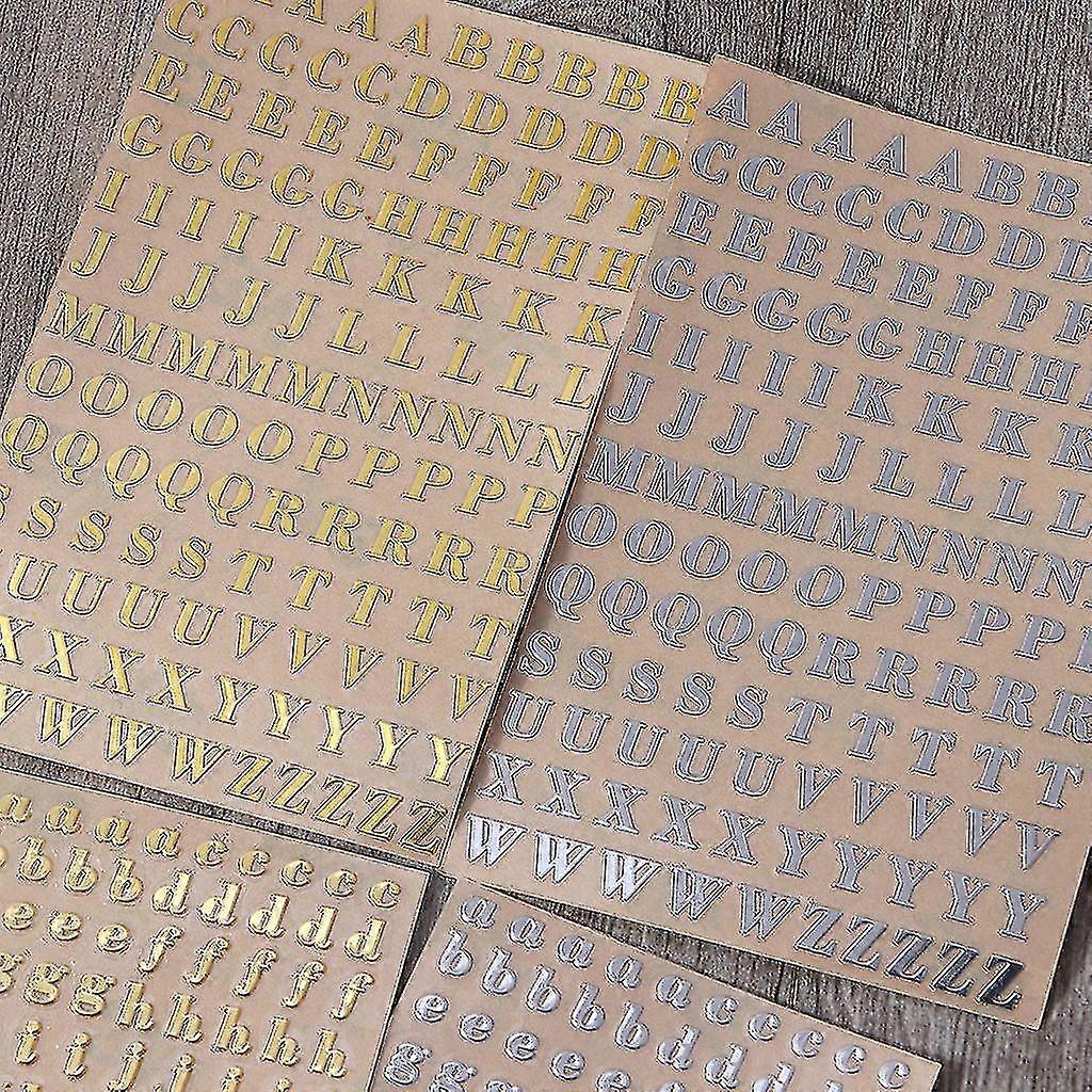 Small Epoxy Alphabet Lower Case Letters Stickers For Kids Art Craft Diy ...