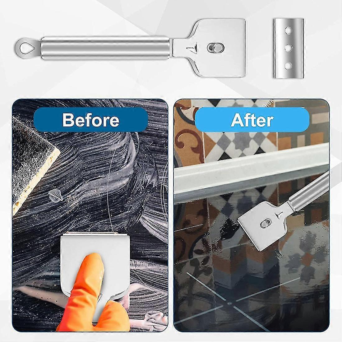 Glass Scraper With 10 Replacement Blades With Ceramic Hob Scraper ...