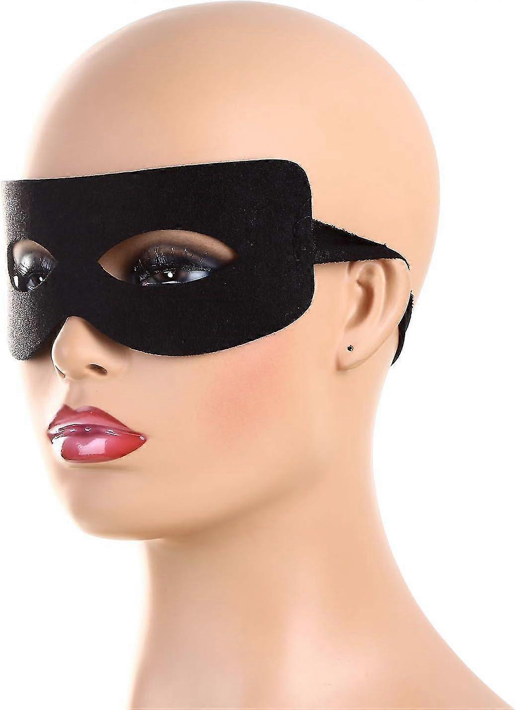 4 Pack Cosplay Bandit Mask Half Mask With Ties For Halloween Themed ...